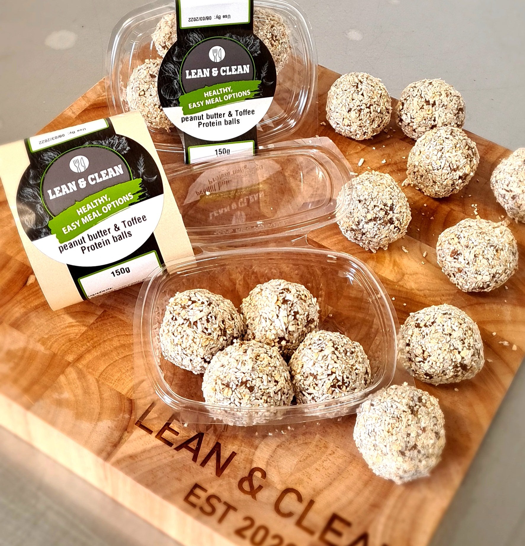 (NEW) Peanut Butter & Toffee Balls – Lean & Clean