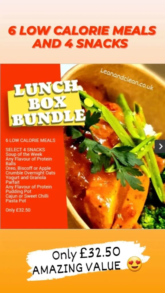 The New Lunch box bundle 6 low calorie meals and 4 snacks, amazing ...