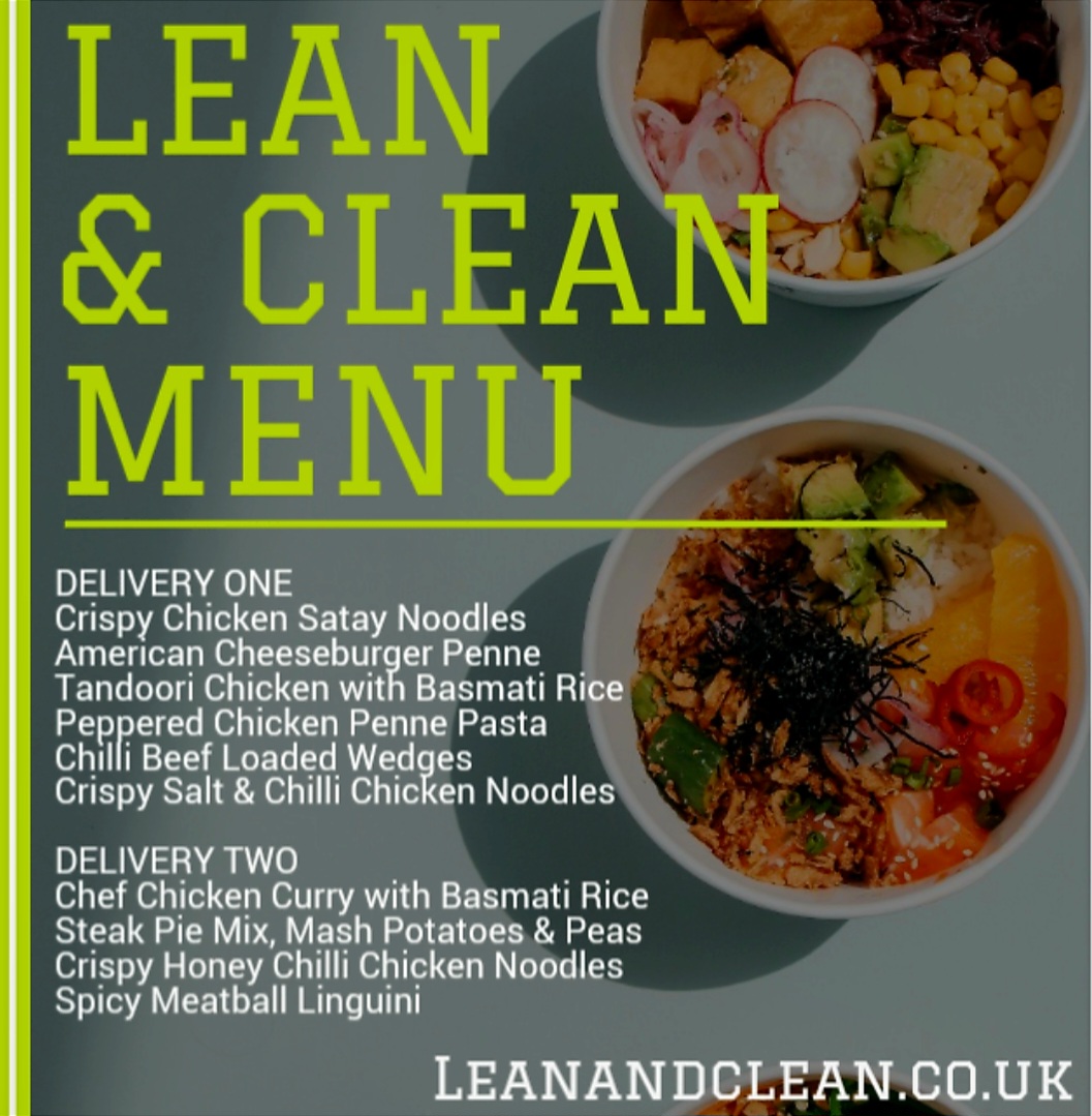 Menu – Lean & Clean