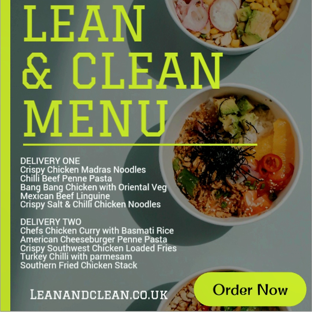 Menu – Lean & Clean